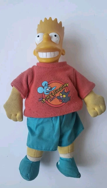 THE SIMPSONS - Bart Simpson - Hard Head Soft Body Plush Figure - 1997 £ ...