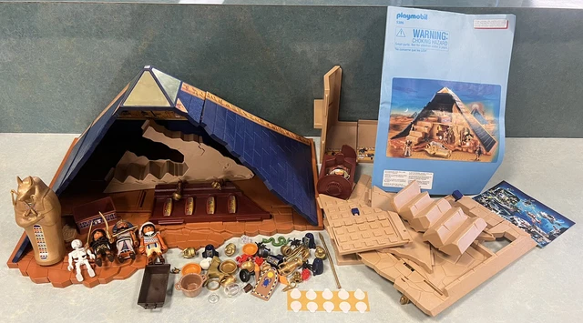 PLAYMOBIL HISTORY PHARAOHS Egyptian Pyramid Ancients 5386 Figures ...