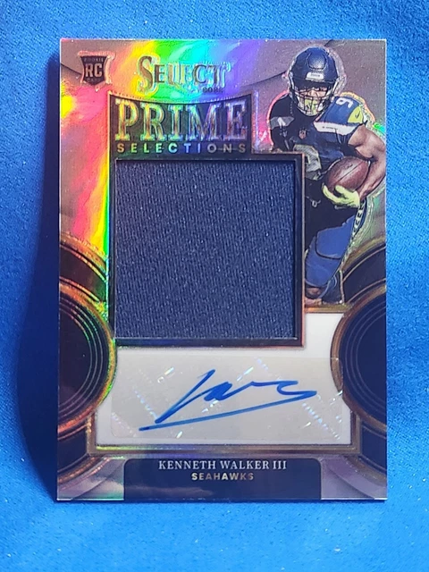 KENNETH WALKER III 2022 SELECT FOOTBALL RPA PRIXM SP 32/99 ! Seahawks ...