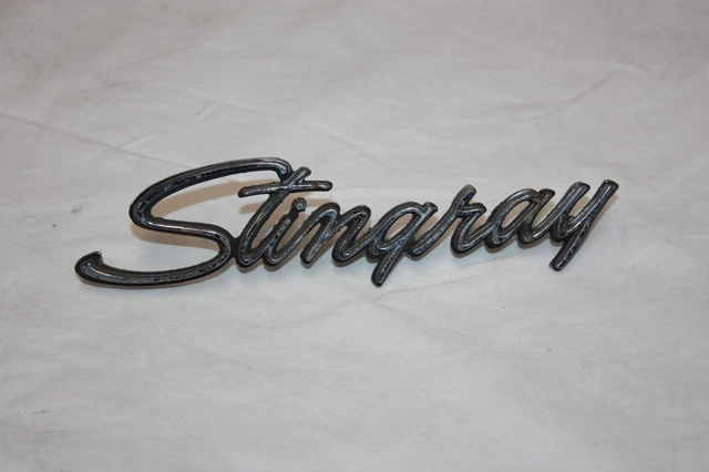 1969 THRU 1973 C3 Corvette Original Stingray Front Fender Emblem OEM GM ...