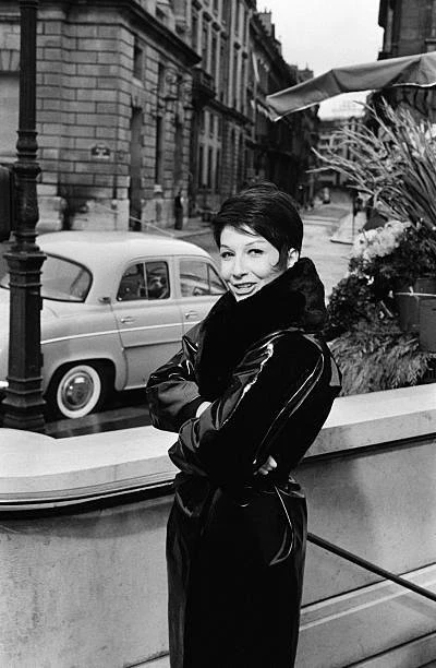 FRENCH DANCER ZIZI Jeanmaire in Paris France on August 22 1963 Old ...