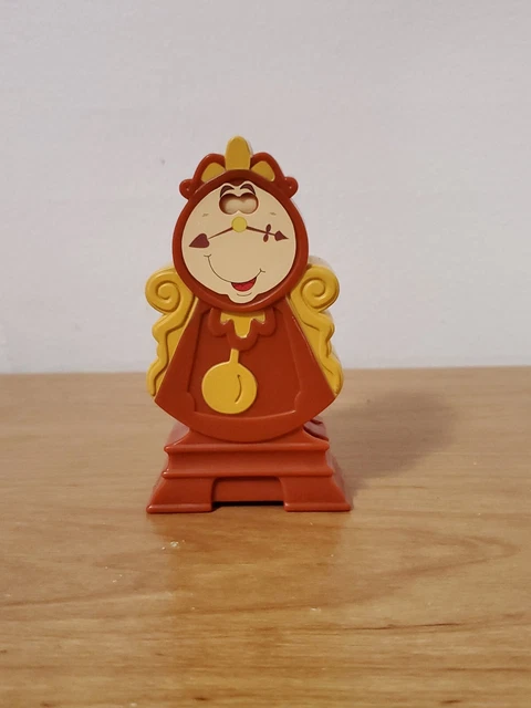 VINTAGE DISNEY BEAUTY & The Beast Cogsworth Action Figure Toy 4" $9.99 ...