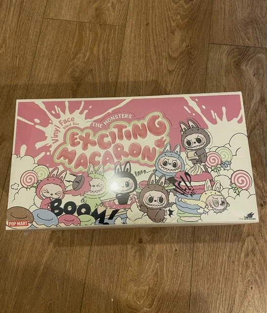 POP MART LABUBU The Monsters Exciting Macaron Plush Box Full Set ...