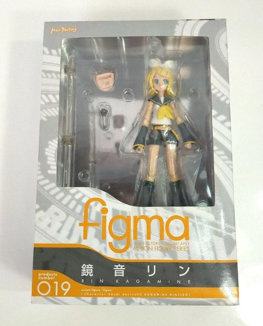 FIGURINE FIGMA KAGAMINE Rin 019 Character Vocal Series 02 Max Factory ...