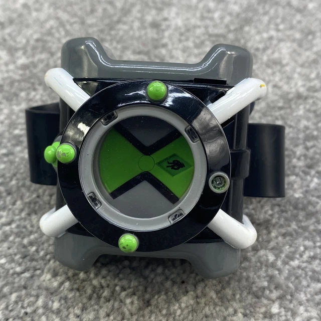 BEN 10 OMNITRIX Watch Lights & Sounds Playmates Cartoon Network Working ...