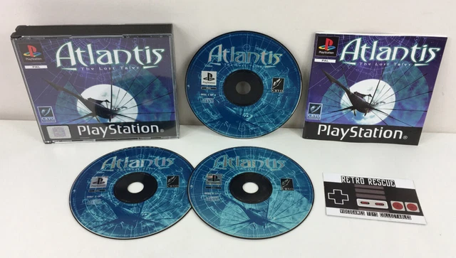 ATLANTIS THE LOST Tales PS1 PlayStation 1 gioco manuale CIB PAL scatola ...