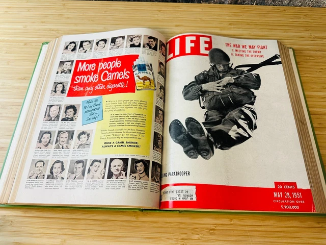 LIFE BOUND MAGAZINE Book - Year 1951 May - June Tallulah Korean War £23 ...