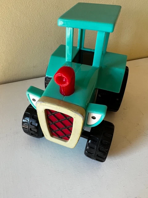BOB THE BUILDER Vehicle Toy Friction - Large Travis the Tractor Vehicle ...