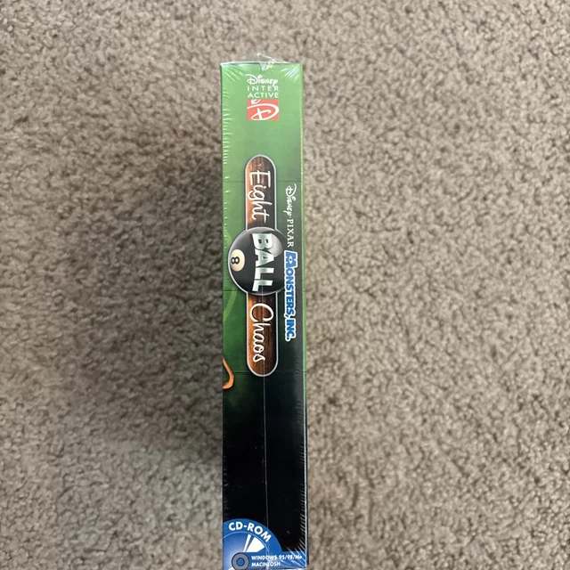 MONSTERS, INC.: EIGHT Ball Chaos (PC) Disney Pixar Brand New Factory ...