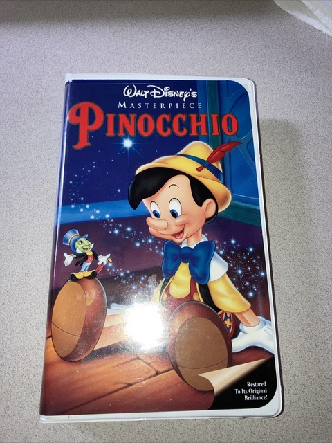 1993 WALT DISNEY'S PINOCCHIO Masterpiece Collection VHS Code #239 RARE ...