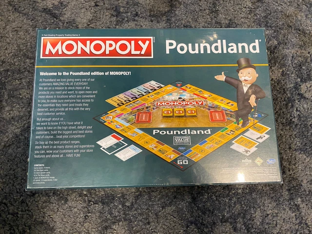 MONOPOLY LIMITED EDITION Poundland Version Hasbro Brand New Sealed ...