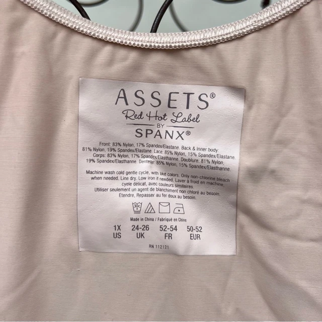 ASSETS BY SPANX red hot label body shaper camisole Size 1X £27.08 ...