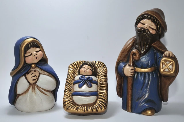 THUN PRESEPE GIUBILEO Sacra Famiglia in Blu Perfetti - Fuori Produzione ...