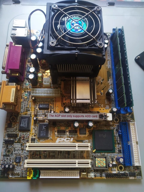 MOTHERBOARD + PROCESSOR + 2GB Ram + Fan Heatsink.. Intel Pentium 4 £41. ...
