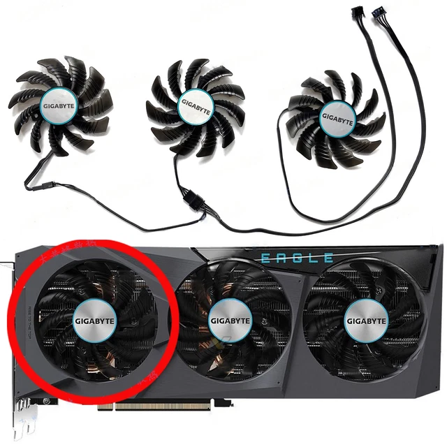 GPU REPLACEMENT COOLER Fan For GIGABYTE RTX 3070 8GB EAGLE Graphics ...