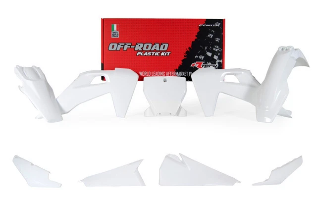 RTECH SET PLASTIQUE Blanc Husqvarna Tx 300 2019-2022 EUR 151,16 ...
