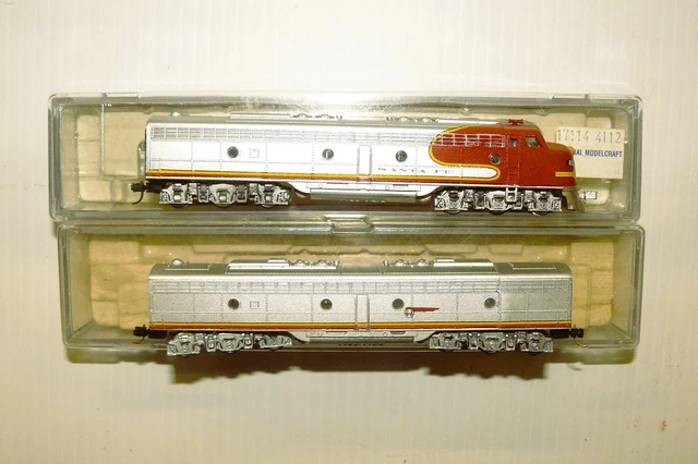 N SCALE LIFE-LIKE ATSF E8 A&B pair. MTL couplers. Run well. VGC. $102. ...