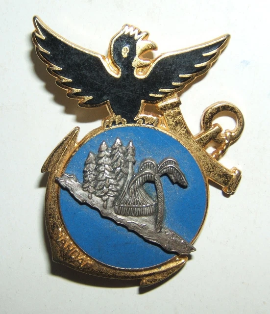 INSIGNE REGIMENT D'INFANTERIE DE MARINE DU PACIFIQUE - DET. NANDAÏ - ( Andor ) EUR 15,00 ...