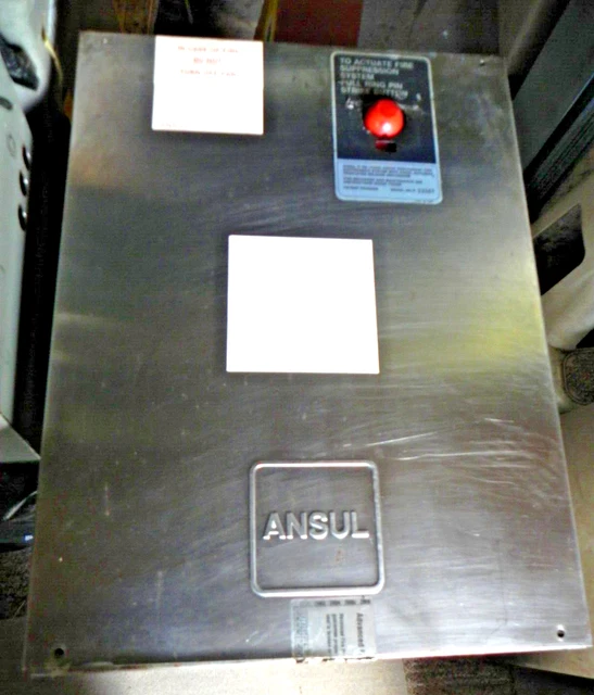 ANSUL R-102 R102 RELEASE LIQUID AGENT FIRE SUPPRESSION SYSTEM *Free ...