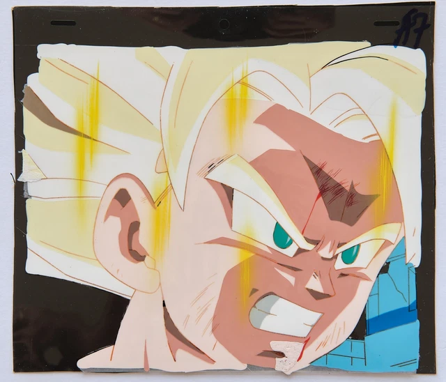 DRAGON BALL Z Gohan goes Super Saiyan 2 original production cel DBZ ...