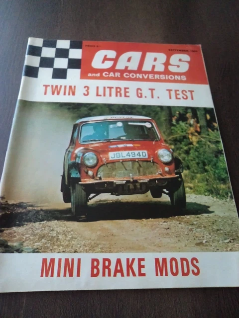 CARS AND CAR conversions magazine-uk september 1969 £9.99 - PicClick UK