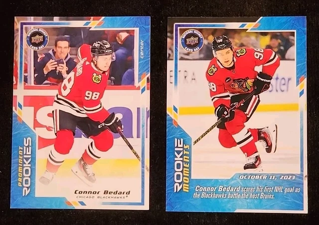 2024 CONNOR BEDARD Upper Deck National Hockey Card Day, NHCD-1 & NHCD ...