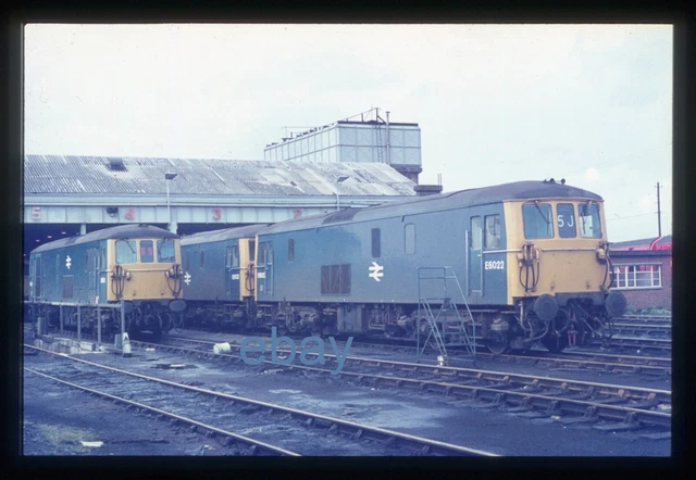 ORIGINAL 35MM SLIDE - ED Class 73 -E6022 / E6032 at Stewarts Lane depot ...