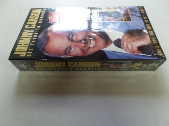 JOHNNY CARSON HIS Favorite Moments The Tonight Show VHS Sealed Grading ...