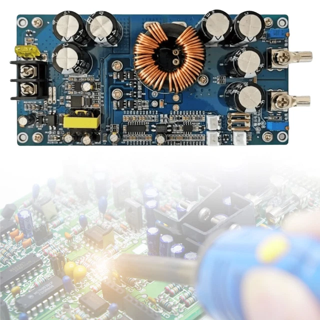 SOLAR STABILIZERS VOLTAGE Regulators 800W DC-DC Buck Converter Module ...