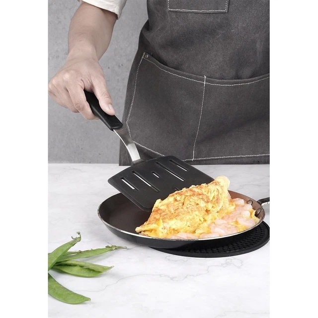 SILICONE SPATULA SET Heat Resistant To 600°F Soft Non-scratch Material ...