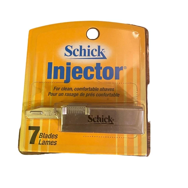 VINTAGE SCHICK INJECTOR Razor Blades Pack of 7 Refills $9.99 - PicClick