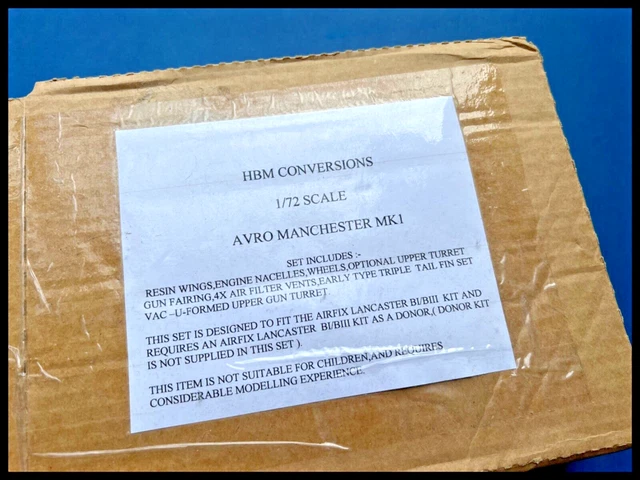 HBM AVRO MANCHESTER Mk1a Conversion Set For AirFix Lancaster £79.95 ...