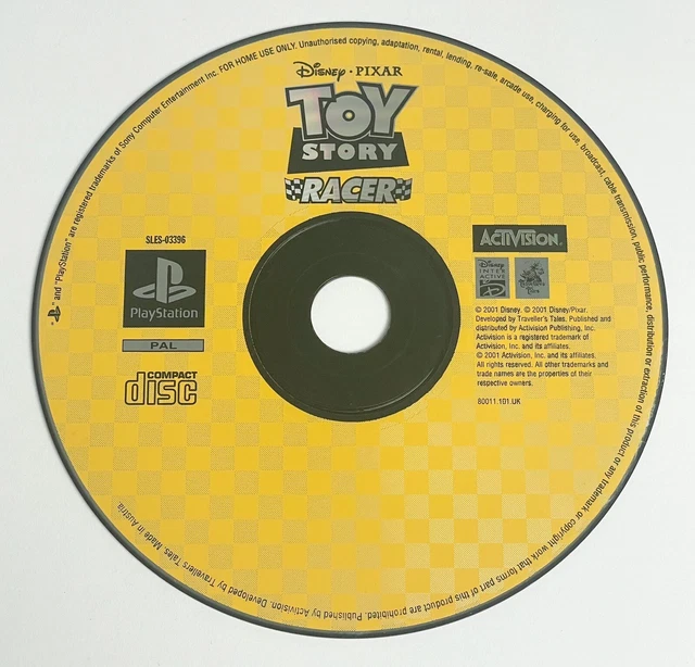 DISNEY PIXAR TOY Story Racer - Disc Only - PlayStation 1 PS1 ...