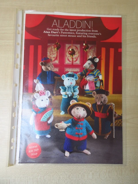 ALADDIN - ALAN Dart Knitting Pattern From Magazine Pantomime Mice £6.96 ...