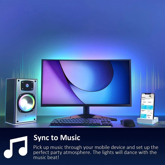 TAPO L900-5 LED Strip Light 5m, Multicolour Led Lights for Indoor RGB ...