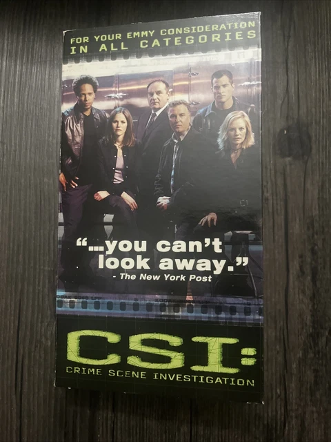 CSI: CRIME SCENE Investigation RARE FYC VHS Season 2 Emmy Promo 2001 £ ...