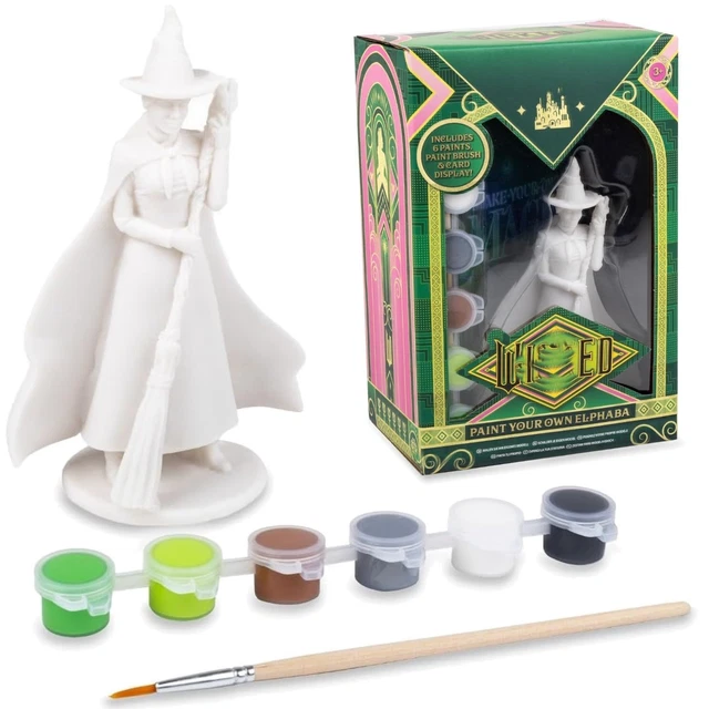 WICKED: FOR GOOD Paint Your Own Elphaba Model Kids Christmas Craft Gift ...