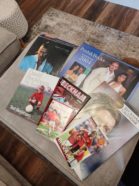 DAVID BECKHAM COLLECTORS Bundle Calendars Books Cards Annual Beckham ...