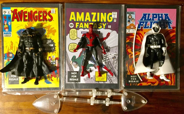 MARVEL LEGENDS FIGURES: Moon Knight, Spider-Man, Black Panther - Comics ...