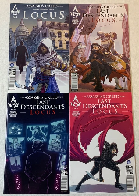 JEU VIDÉO BD ASSASSIN'S Creed Locus #1 2 3 4 ~ Ensemble Complet EUR 20 ...