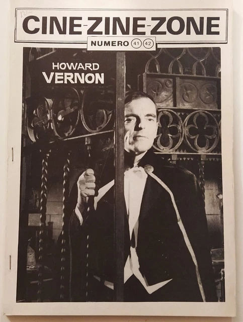 FANZINE CINÉ ZINE Zone #41-42 numéro double - Howard Vernon EUR 39,00 ...