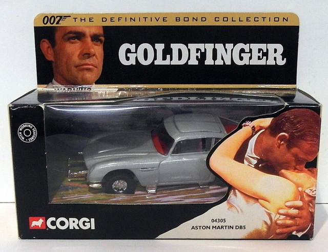 CORGI APPX SCALA 1/36 pressofuso 04305 Aston Martin DB5 Goldfinger 007 ...