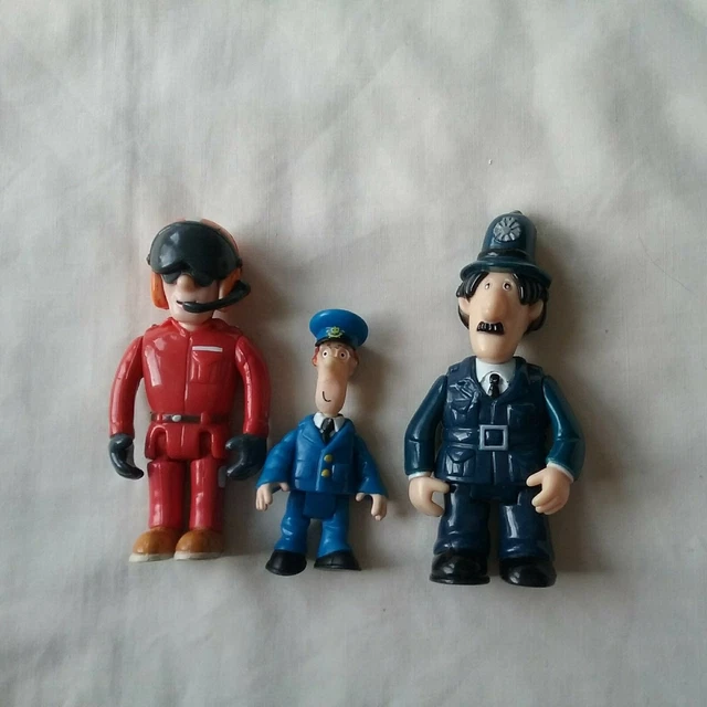 FIREMAN SAM & Postman Pat Figure Bundle Tom Thomas PC Selby Postman Pat ...
