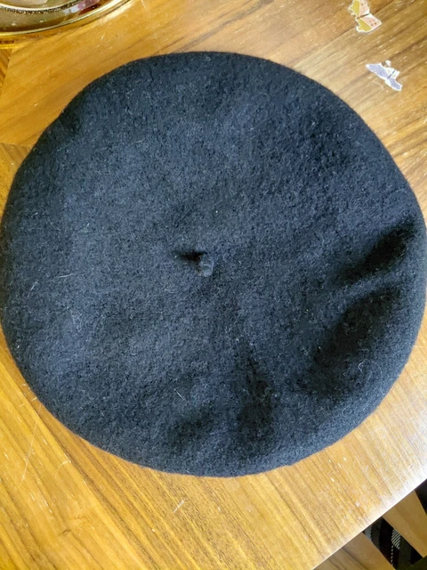 WOMENS BLACK BERET wool hat/cap french style warm Retro $17.20 ...