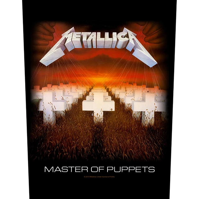 METALLICA - MASTER Of Puppets Backpatch Rückenaufnäher EUR 14,90 ...