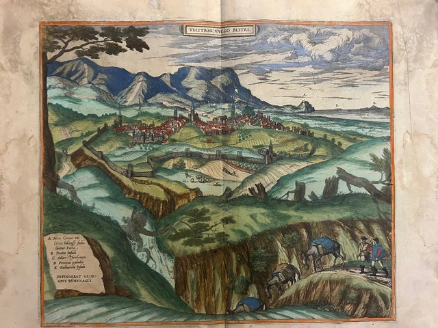 VELLETRI “VELITRAE VULGO Blitri” Velletri, Georg Braun And Frans ...