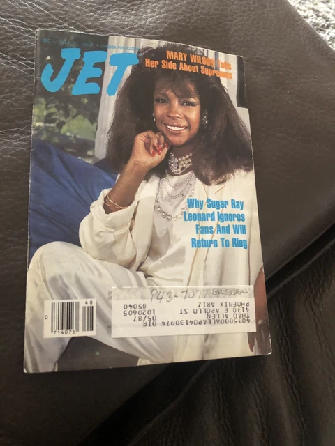 JET MAGAZINE 1988 Mary Wilson Tells Her Story Of Supremes Black History ...