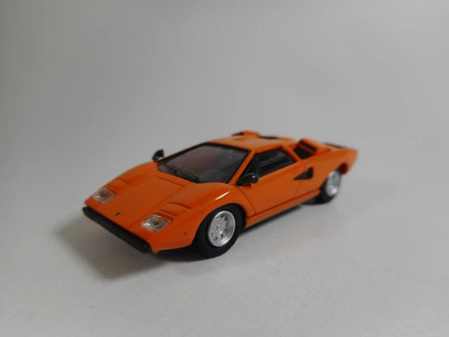 MINICHAMPS 1:87 1974 Lamborghini Countach Orange Modèle Fini EUR 26,49 ...