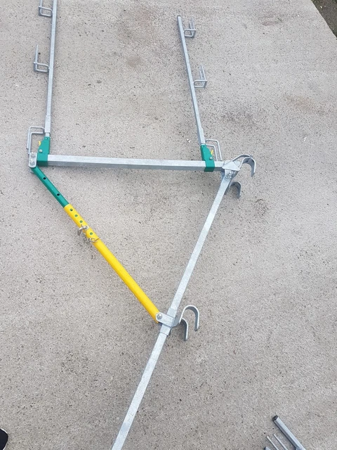 MACC LADDER STAGING brackets x 4 plus handrail supports £100.00 ...