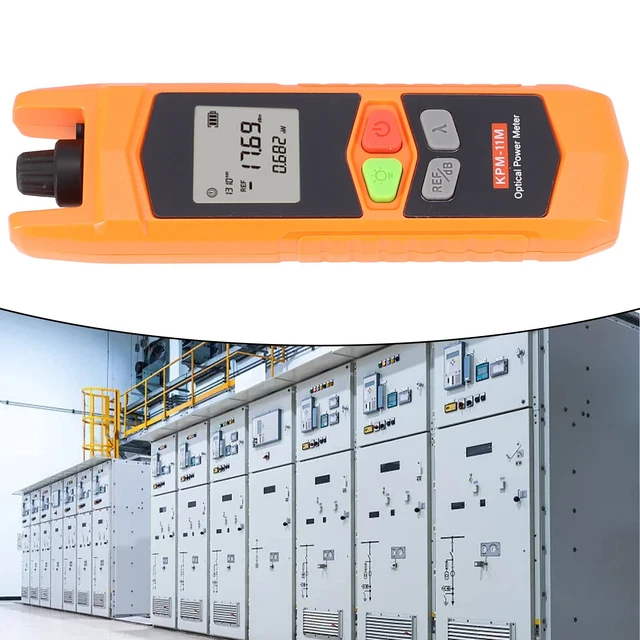 SMALL AND LIGHTWEIGHT Power Meter 70~+6dBm OPM with 7 Wavelength ...